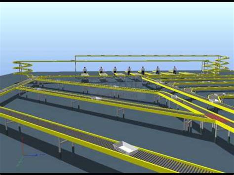 D Conveyor Simulation Wmv YouTube