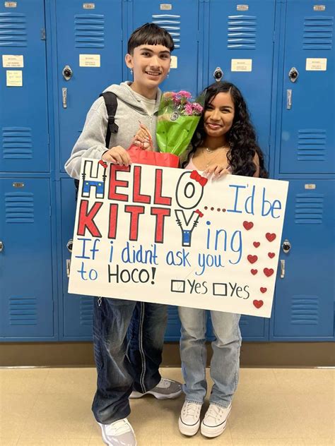 Hello Kitty Hoco Proposal
