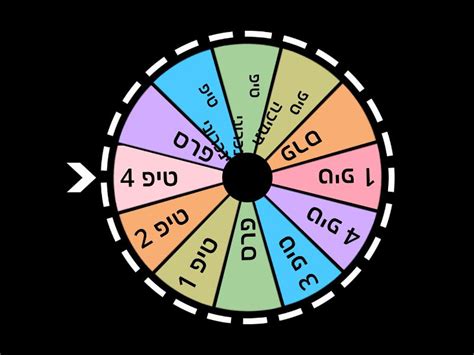 גלגל המזל יום ההוראה 2023 Spin The Wheel