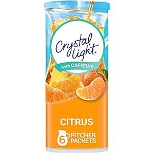 Crystal Light Citrus Energy Drink Mix With Caffeine 6