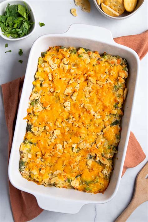 Cheesy Vegetable Casserole Recipe All Things Mamma