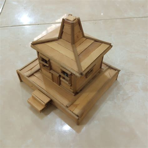 Jual Miniatur Rumah Adat Joglo Mini Kab Tuban Tatag Jatmiko