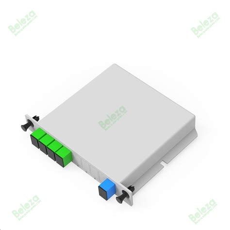 Plc Cassette Sc Apc 1x4 Fiber Optic Splitter Box F Vicedeal