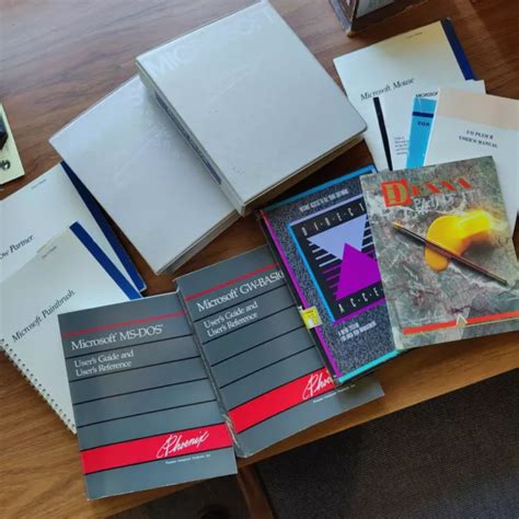 Microsoft Ms Dos 32 Users Manual And Assorted Manuals Books Users Guide