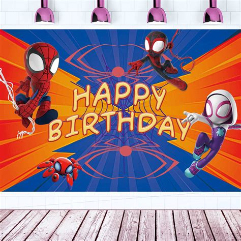 Buy Spidey And His Amazing Friends Birthday Decorations Spidey And His Amazing Friends Party