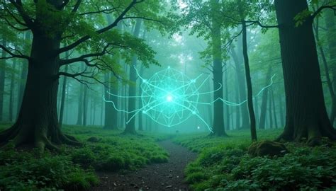 Free Quantum Forest Gateway Image Forest Holographic Misty
