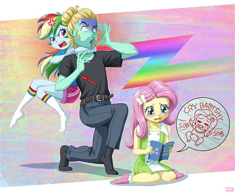 Inversion Fs Zb And Rd By Uotapo Rainbow Dash Рэйнбоу Дэш Fluttershy Флаттершай
