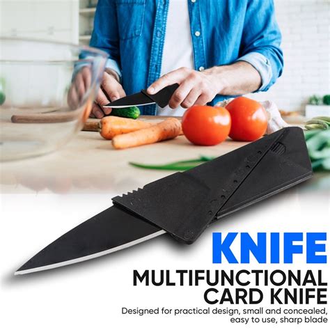 Lot 5 100 Pcs Credit Card Knives Folding Wallet Thin Pocket Survival