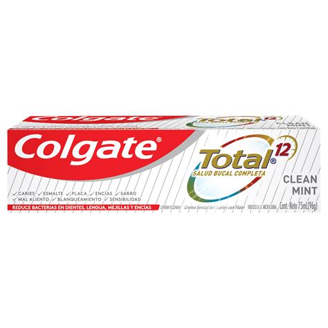 Pasta Dental Colgate Total 12 Clean Mint 75 Ml Delsol