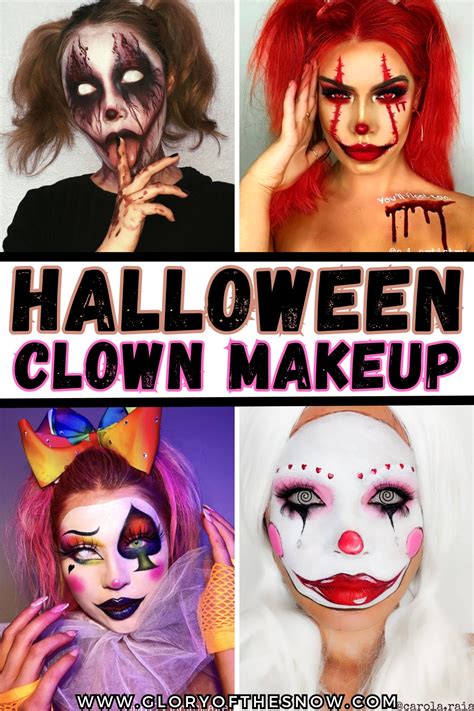 Halloween Makeup Tutorial Scary Clown