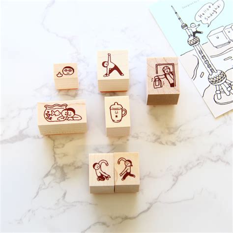 Littlelu Rubber Stamp Mini Summer Release Pinky Elephant