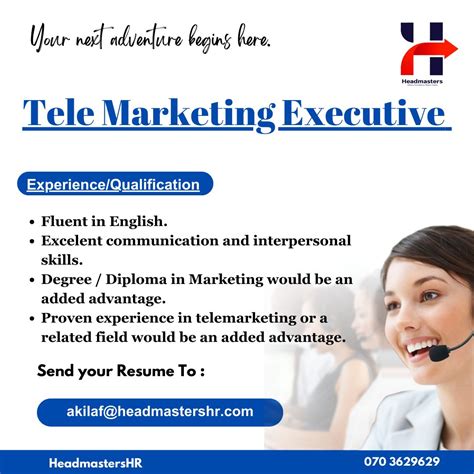 headmastershr on linkedin urgent hiring marketing telemarketing