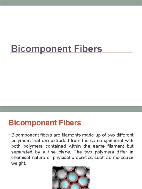 Bi Component Pdf Fibers Polymers