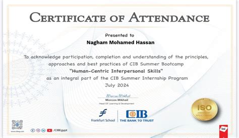 Cibsummerinternship2024 Nagham Mohamed