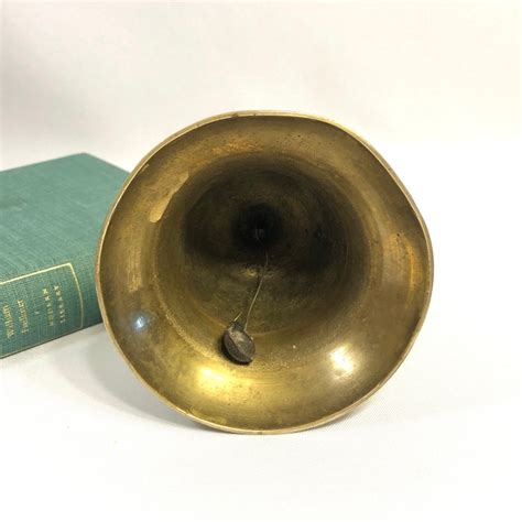 Brass Bell Ringer And Bell Candleholder Pair Etsy