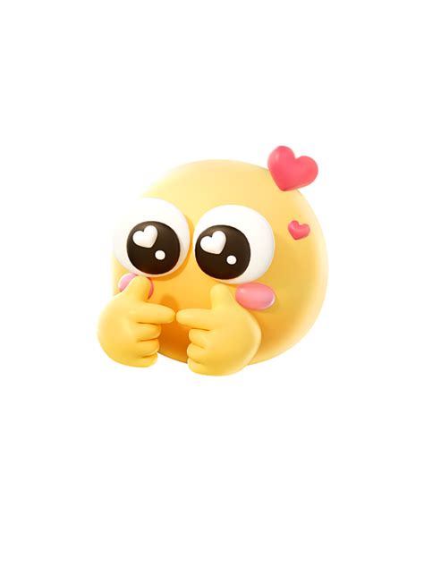 3d趣味emoji黄脸可爱害羞表情包 花瓣网