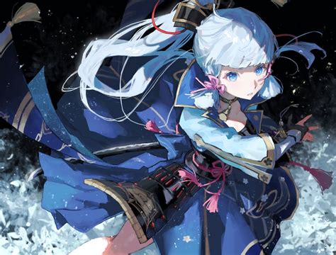 Kamisato Ayaka Genshin Impact Drawn By Udaxax057 Danbooru