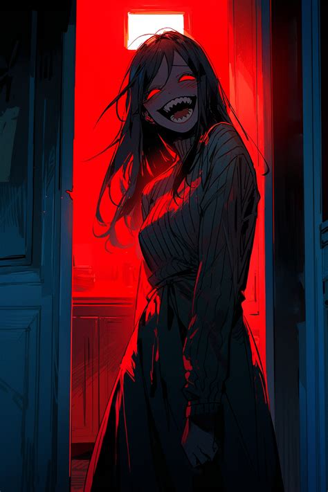 Download Wallpaper 1792x2688 Monster Girl Teeth Anime Hd Background