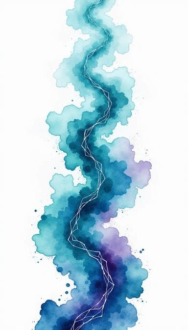 Free Circuits Become Fluid Image Watercolor Digital Technology