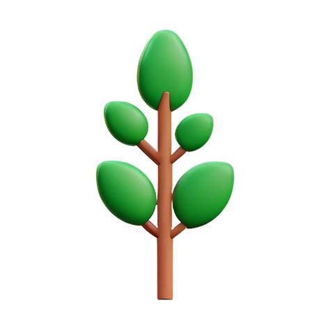 Laub 3d Rendern Symbol Illustration 29254424 Png