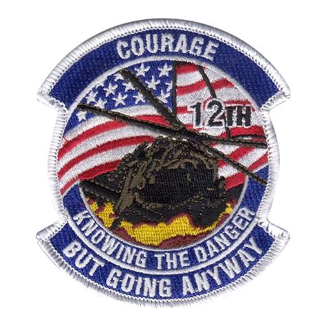 A Co 12 Avn Courage Group Patch Alpha Company 12th Aviation Battalion