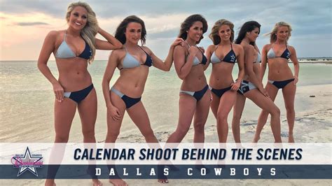 Dallas Cowboys Cheerleaders Swimsuit Calendar Shoot In Mexico Dallas
