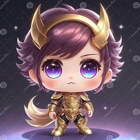 Chibi Delights A Tiny Hyperrealistic Anime Adventure Stock