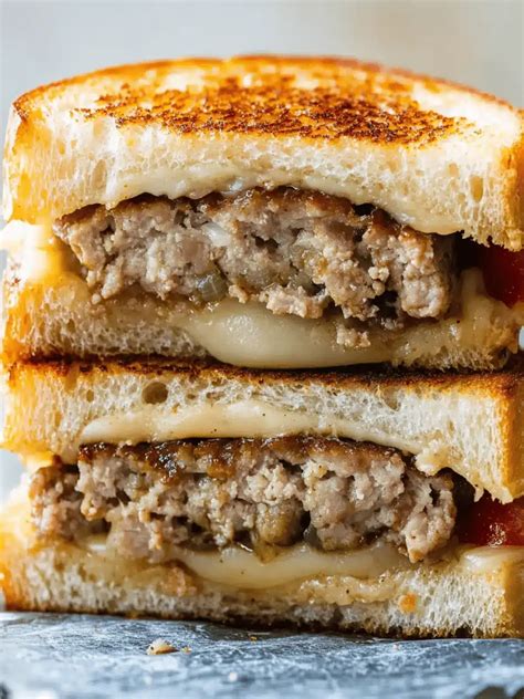 Irresistibly Cheesy Meatloaf Sandwich Comfort Food Delight