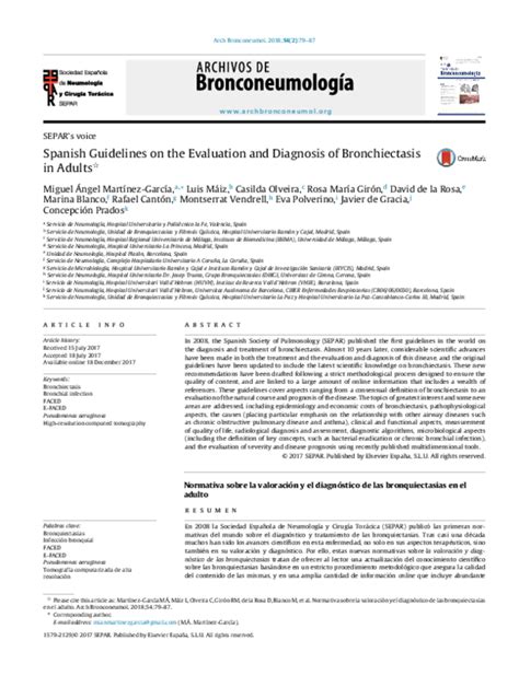 Pdf Spanish Guidelines On The Evaluation And Diagnosis Of