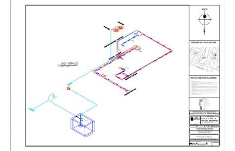 Plano Instalación Hidráulica Cecyt 2 Pdf Ingeniería Ambiental