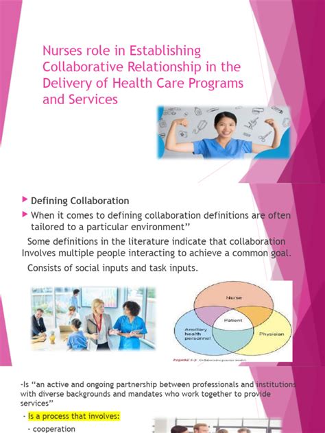 Nurses Role In Establishing Collaborative Relationship In The Pdf