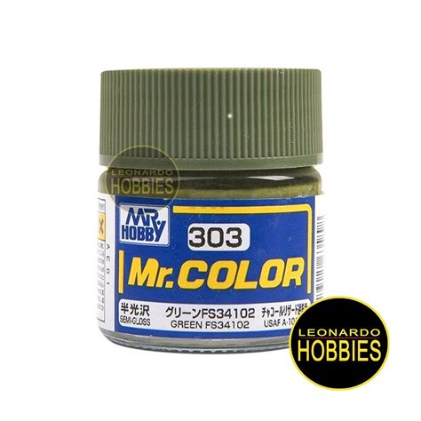 Mr Color Verde Fs34102 Satinado 10ml Mr Hobby C303 Leonardo Hobbies