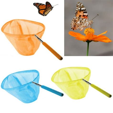 34 Extendable Butterfly Bug Catching Net 8 Round Telescopic Insect