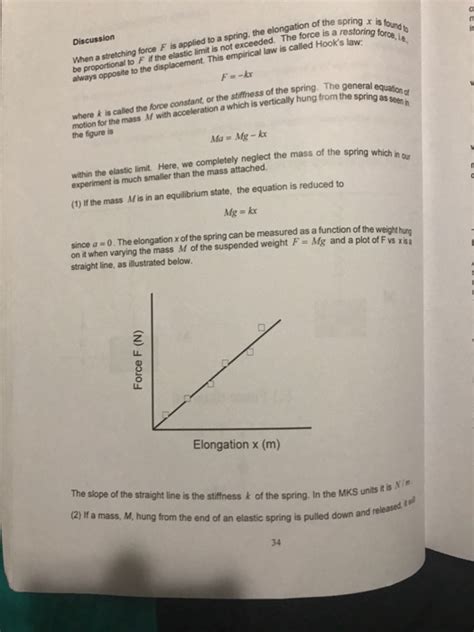Lab Simple Harmonic Name Motion And The Simple Chegg
