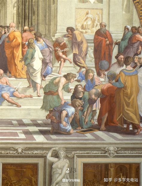 名画赏析｜《雅典学院》拉斐尔 知乎