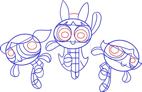 How To Draw The Powerpuff Girls Drawing Step By Step By Dawn Dragoart