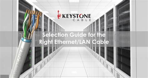 Selection Guide For The Right Ethernet Lan Cable Keystone Cable
