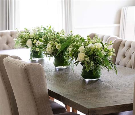 Dining Room Table Flower Centerpieces