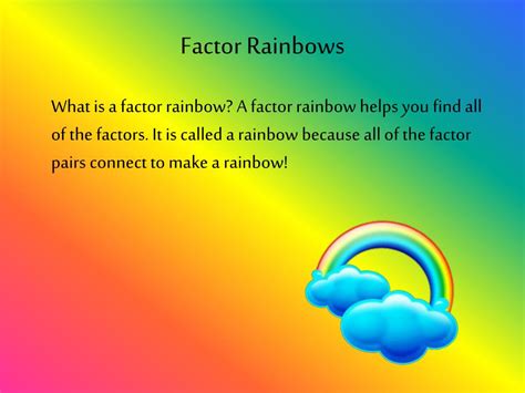 Ppt Factor Rainbows Powerpoint Presentation Free Download Id 1101221
