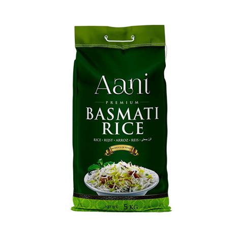 Aani Basmati Rice 5kg Buy Online Uk Sous Chef Uk