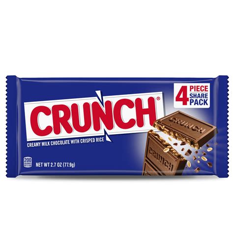 Crunch Milk Chocolate And Crisped Rice Candy Bars Shareable Pack 27