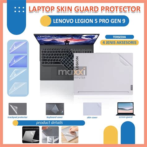 Jual Laptop Lenovo Legion 5 Pro 16 Inch Gen 9 16irx9 Skin Guard Anti