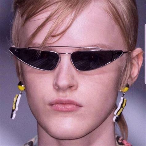 Narrow Triangular Cat Eye Sunglasses Sunglasses Women Retro Eyewear