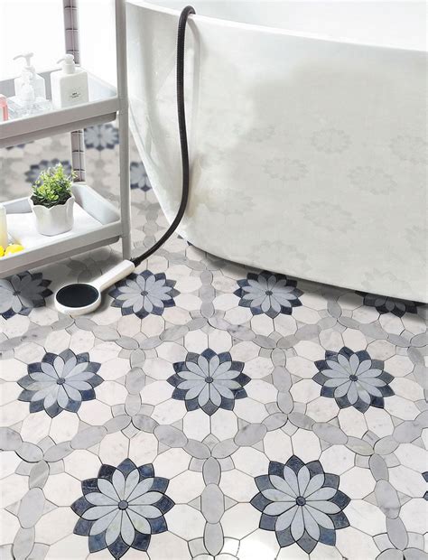 Patterned Ceramic Floor Tile