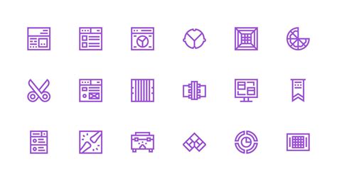 18 Strong Stroke Line Style Icons From Section Collection Professional