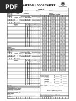 Fiba Basketball Scoresheet Pdf