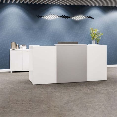 White Reception Desks Pacific Ergonomics