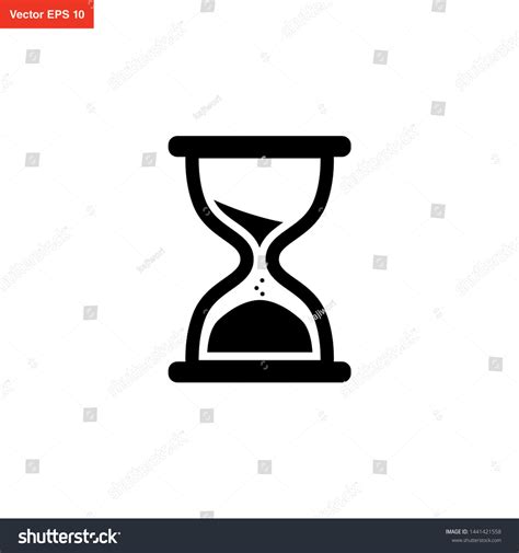 Hourglass Timer Icon Vector Design Stock Vector Royalty Free 1441421558 Shutterstock