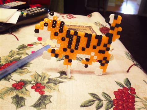 Tiger Perler Beads — Weasyl