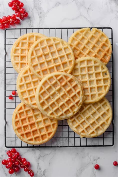 Homemade Mini Waffles Made With Mini Waffle Maker
